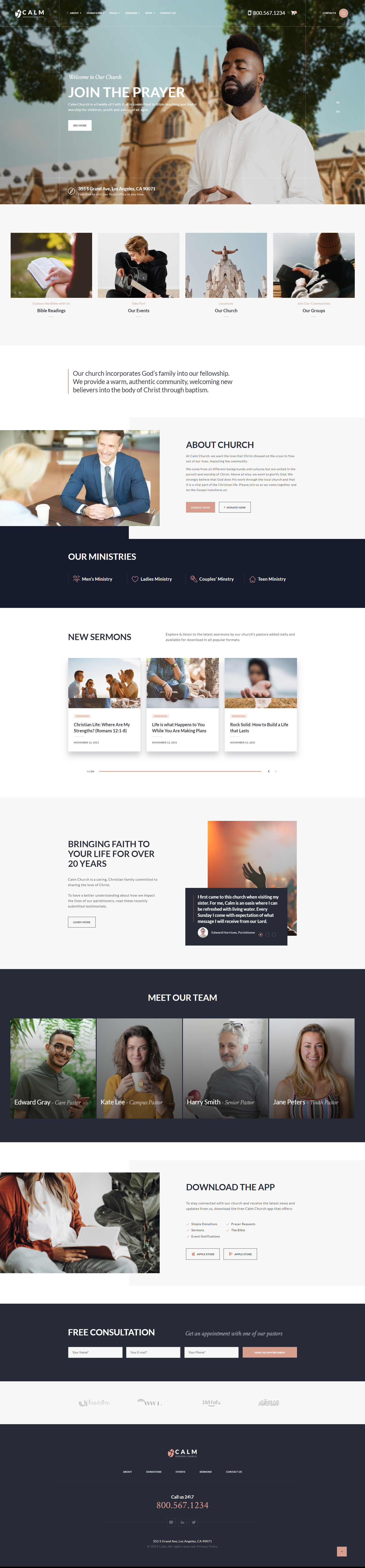 Church Website Design Service in US | Custom Web Guru